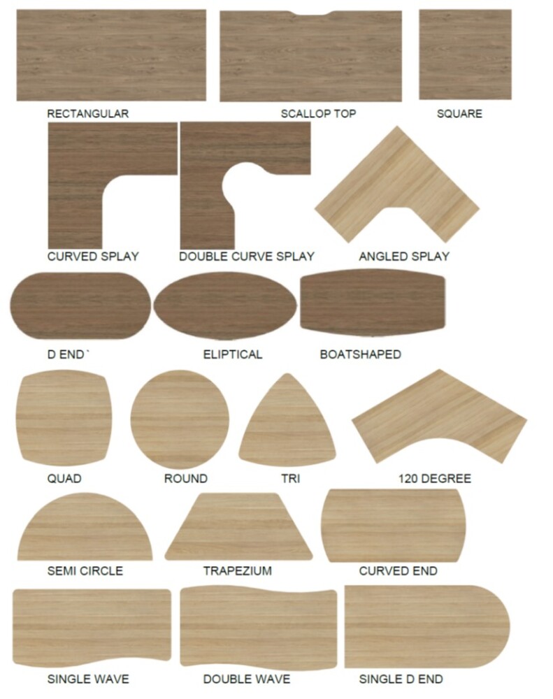 Table Tops, 25mm thick 48 colours